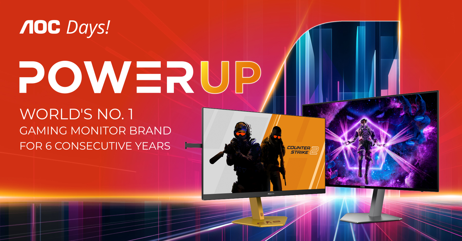 AOC Days 2025: Power Up with the World's No.1 Gaming Monitor Brand ...